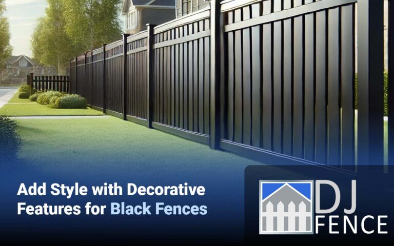 Decorative Features for Black Fences - Stylish Enhancements